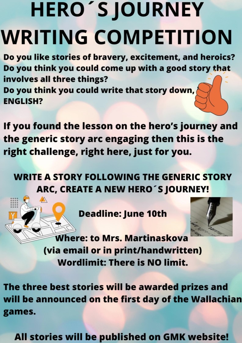 Hero´s Journey Writing Competition